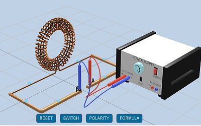 Physics interactive 3D simulations